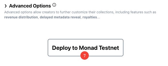 How to Create an NFT Project on Monad with NFTs2Me - NFTs2Me